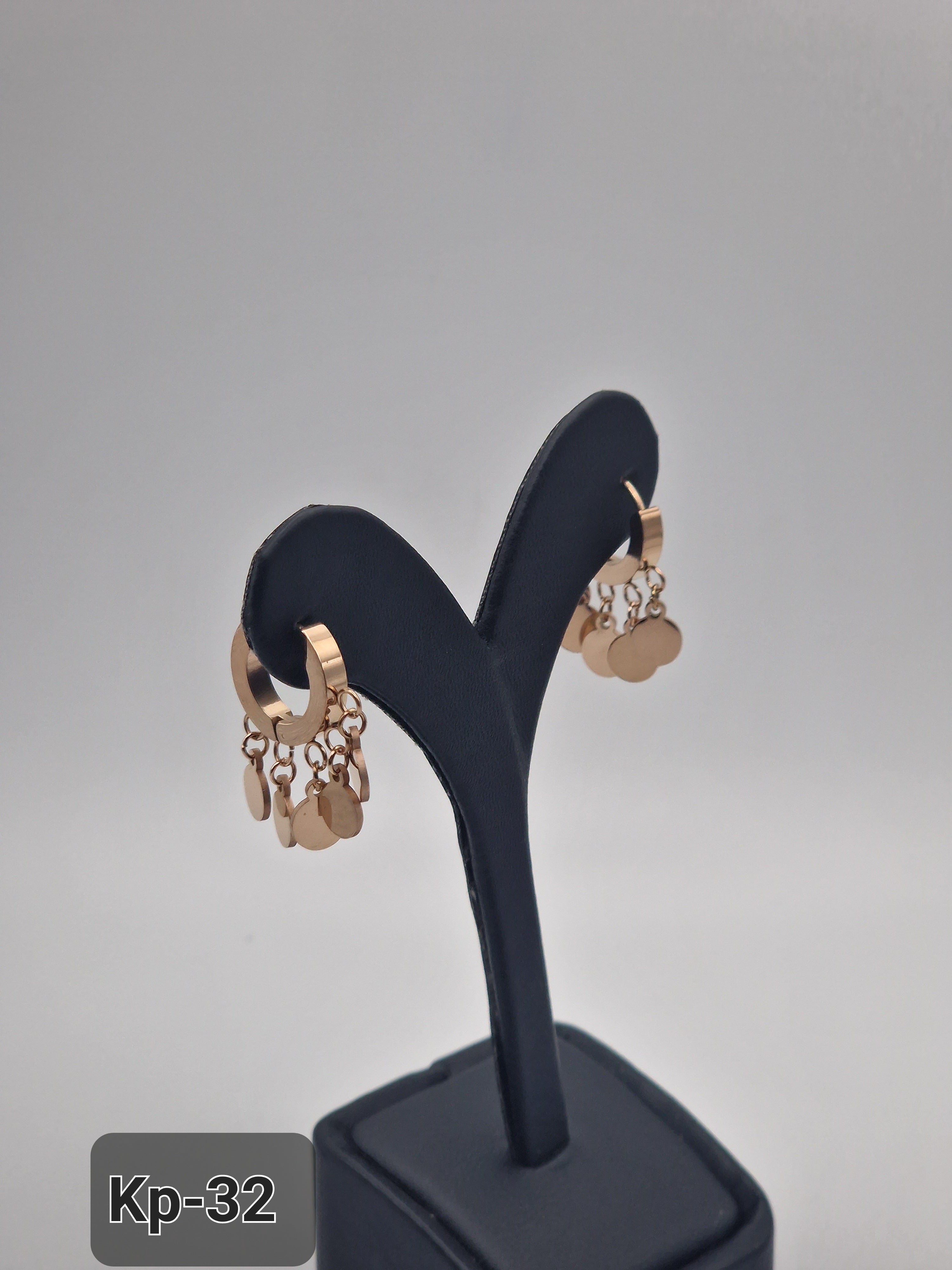 Ohrring Edelstahl 316L KP-32 – Stahlmädchen